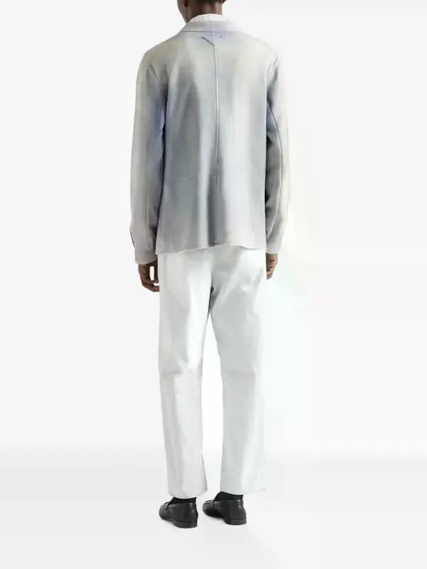 Prada Distressed Suede Caban Jacket