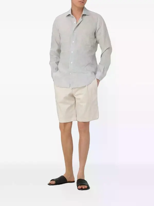 Eleventy Linen Shirt - Grey