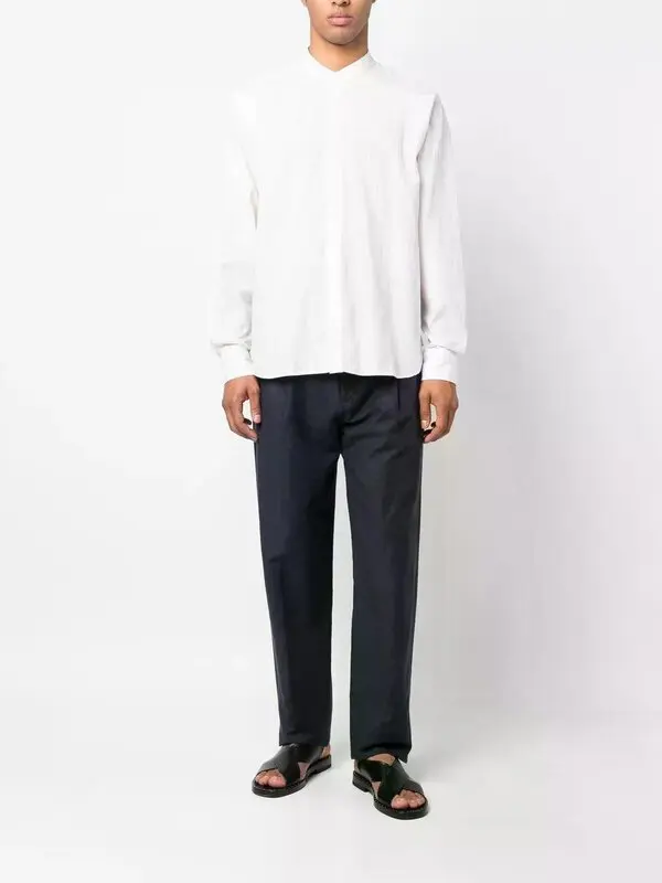 Orlebar Brown Collarless Button-front Shirt