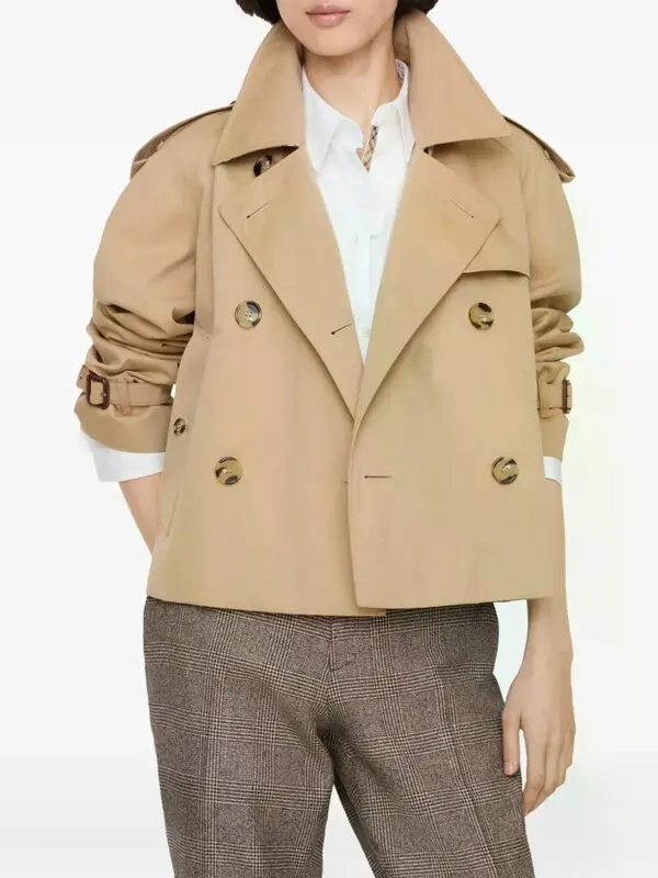 Burberry Cropped Mayfair Heritage Trench Jacket
