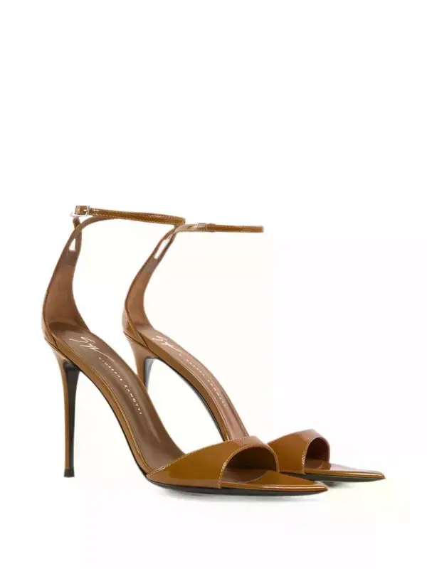 GIUSEPPE ZANOTTI Intriigo Strap 105 Sandals - Brown