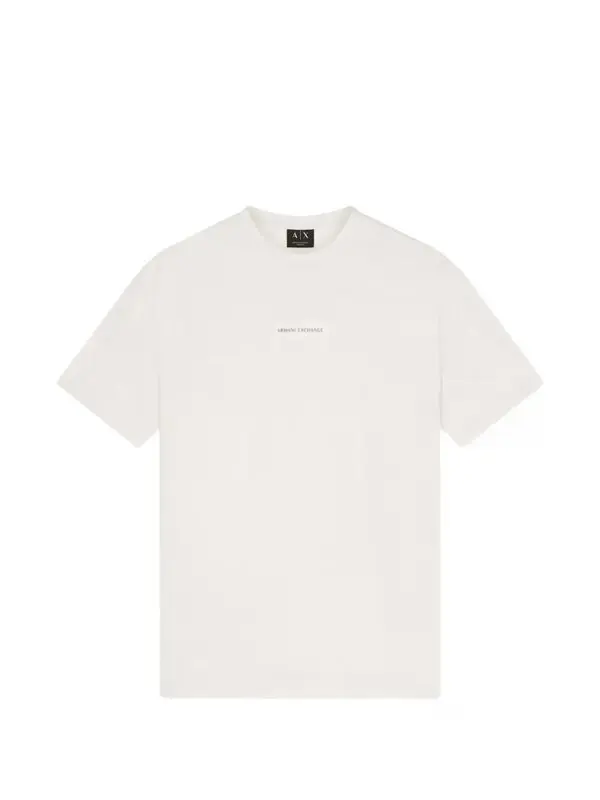 Armani Exchange Logo-patch Crew-neck Cotton T-shirt