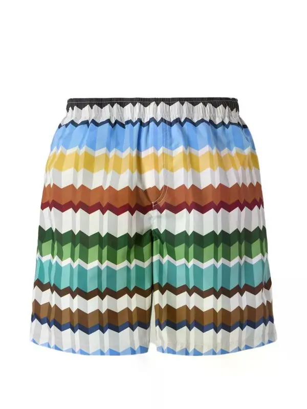 Missoni Zigzag Print Swim Shorts