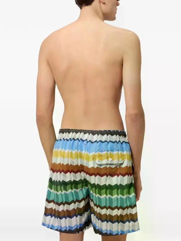Missoni Zigzag Print Swim Shorts