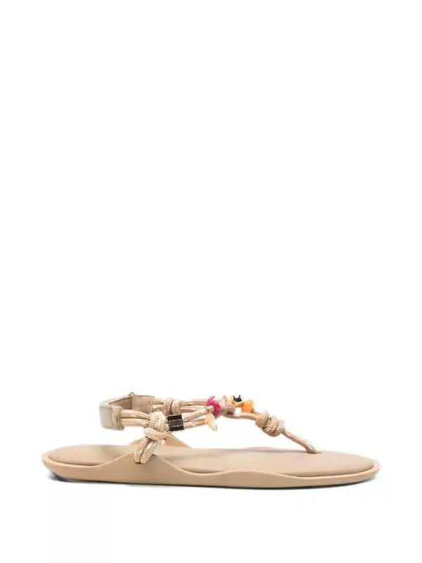 Flowze Beaded-rope Sandals