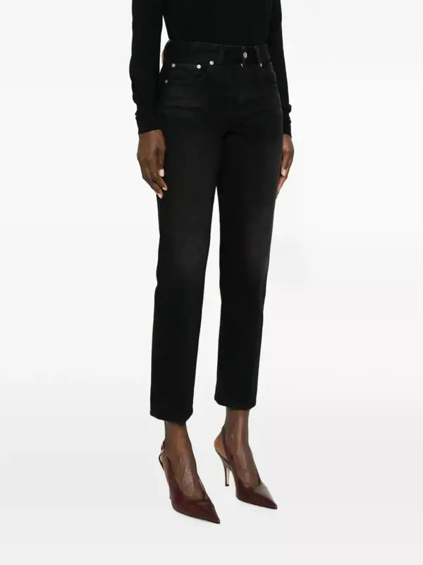 Victoria Beckham Logo Patch Jeans