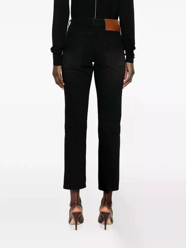 Victoria Beckham Logo Patch Jeans