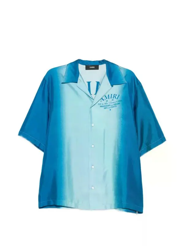 Amiri Buttoned Logo-print Shirt
