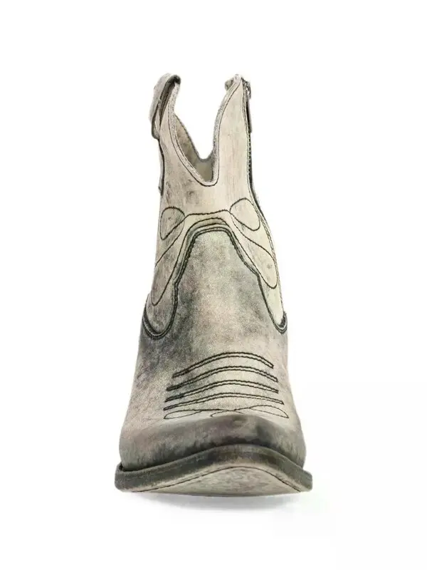 SHOTO Leather Western Boots