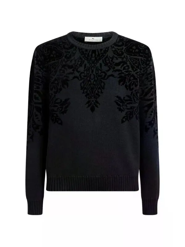 Etro Wool-blend Chenille Jacquard Sweater