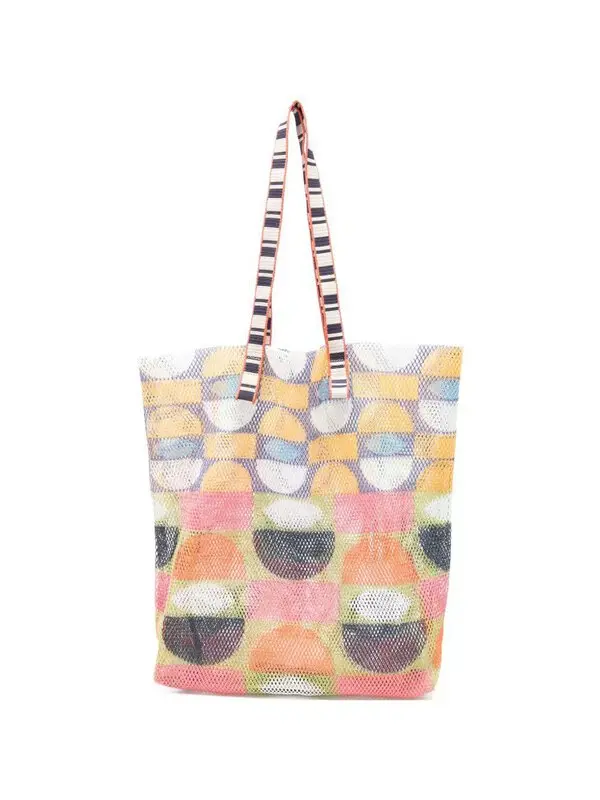 ÉPICE Kanpur Geometric Print Tote Bag