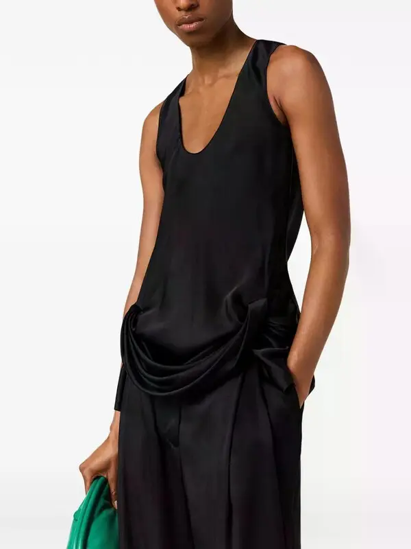 Stella McCartney Satin Knot Detail Top