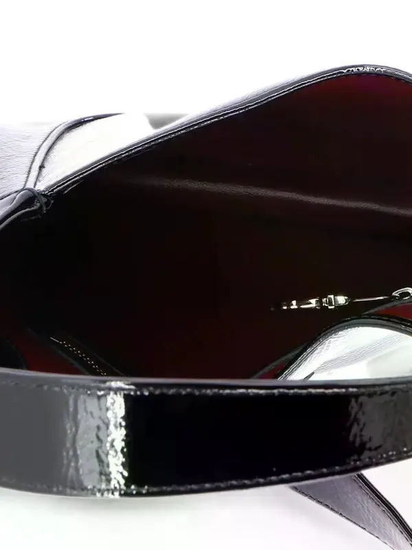 Gucci Jackie 1961 Patent Small Hobo Bag - Black