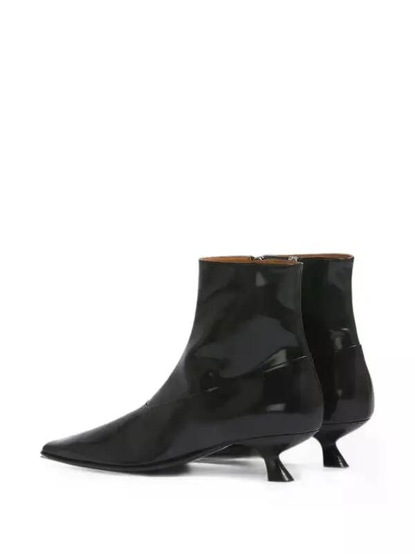 Marni Leather Cindi Ankle Boots