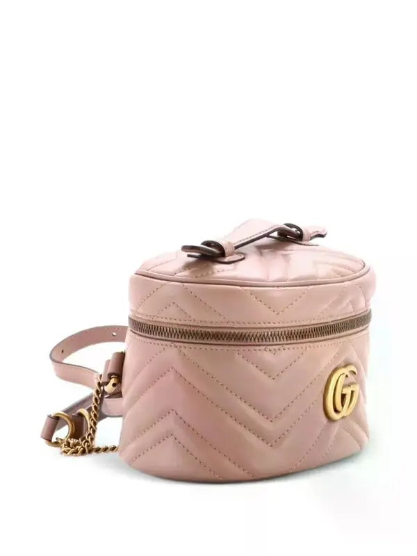 Gucci Gg Marmont Mini Backpack - Neutrals