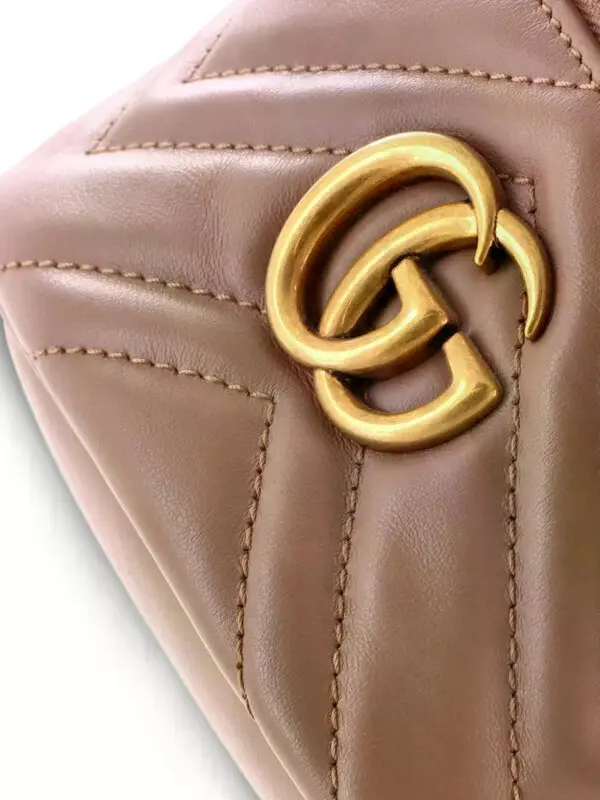 Gucci Gg Marmont Mini Backpack - Neutrals