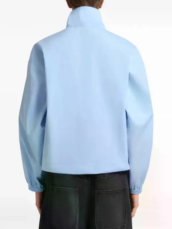 Marni Funnel-neck Cotton Shirt