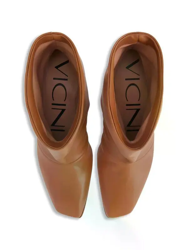 GIUSEPPE ZANOTTI Pointed-toe Leather Ankle Boots - Brown