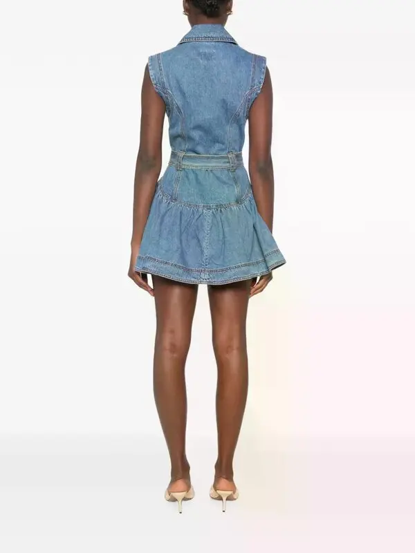 Aje Liliana Denim Mini Dress