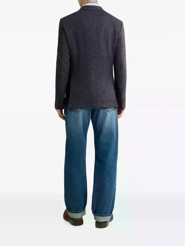 Etro Single-breasted Wool-blend Bouclé Jacket