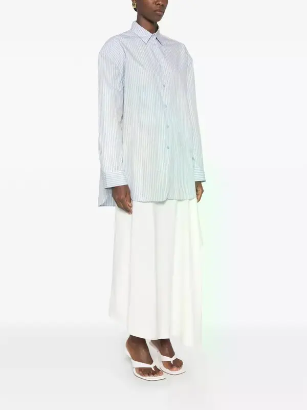 THE FRANKIE SHOP Oana Striped Cotton Shirt