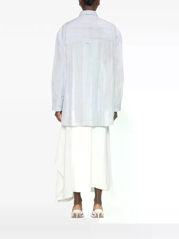 THE FRANKIE SHOP Oana Striped Cotton Shirt