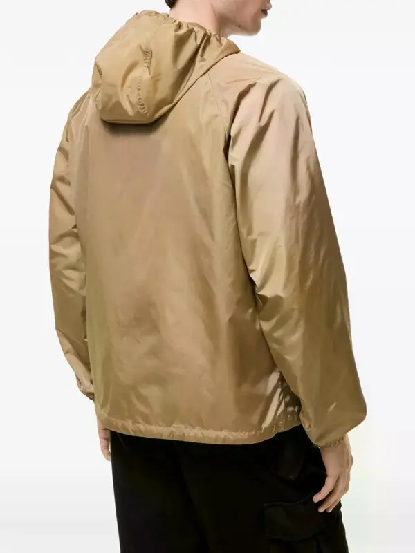 Burberry Tape Detail Hooded Jacket