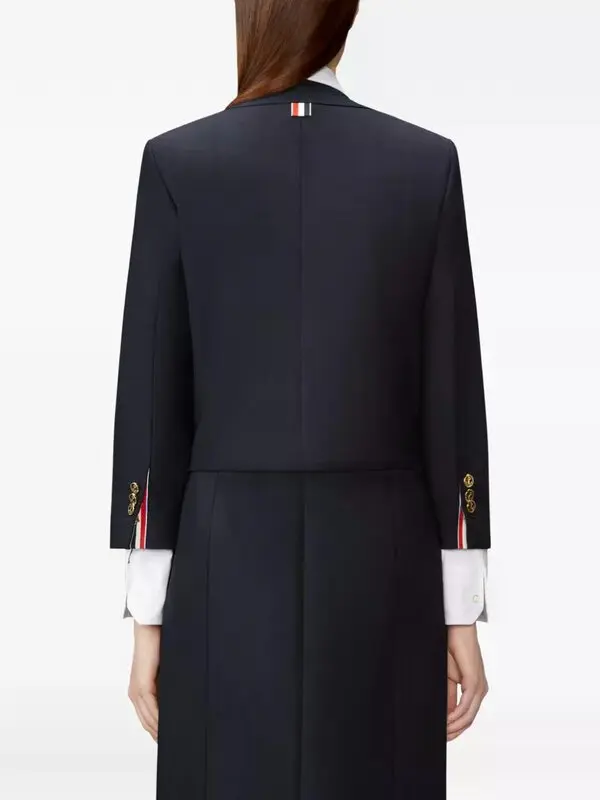 Thom Browne Hopsack Suiting Cardigan