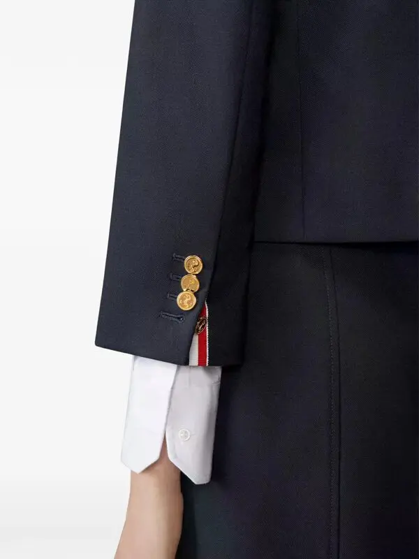 Thom Browne Hopsack Suiting Cardigan