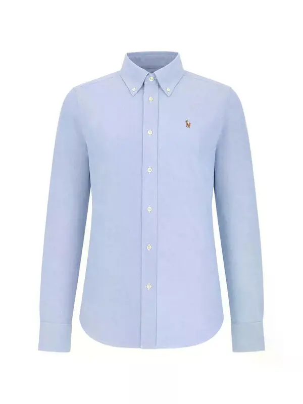 Polo Ralph Lauren Embroidered Logo Button-down Shirt - Blue