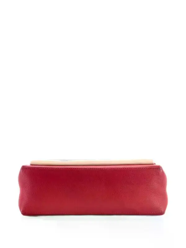 LOUIS VUITTON Mylockme Handbag Leather Satchel - Neutrals