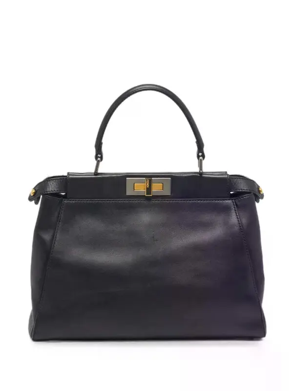 Fendi Peekaboo Tote Bag - Black