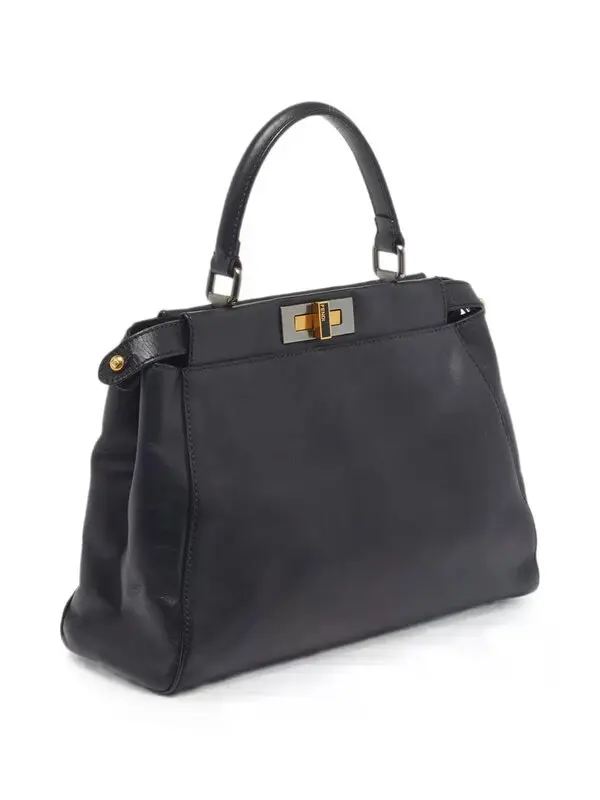 Fendi Peekaboo Tote Bag - Black