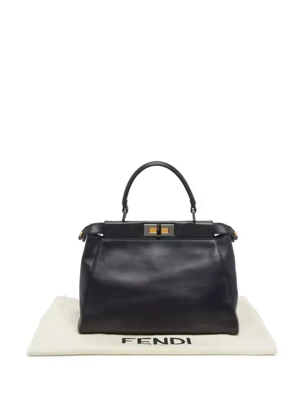 Fendi Peekaboo Tote Bag - Black