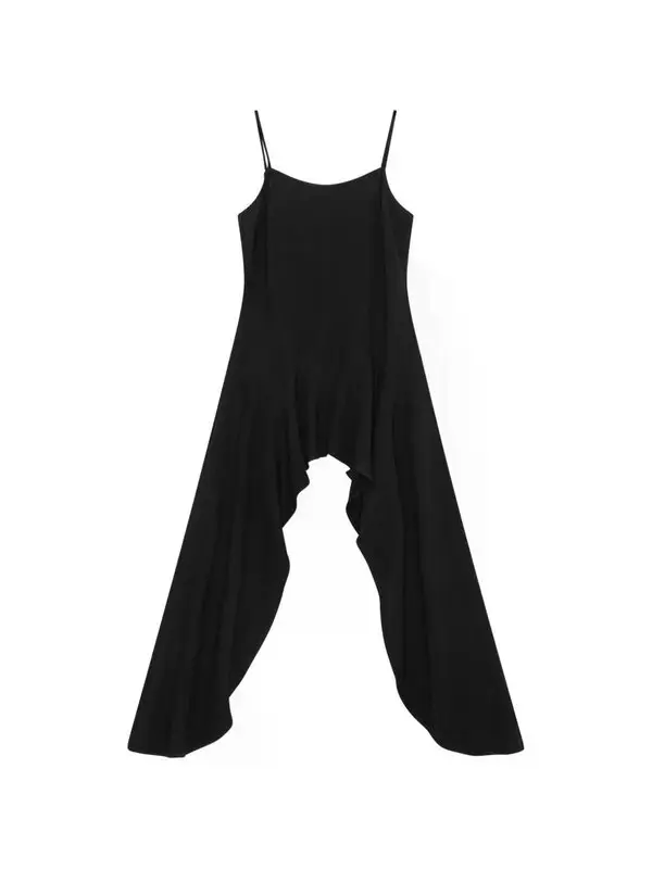 HERSKIND Asymmetric Hem Dress - Black