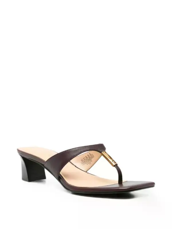 Guess Thong-strap Heeled Sandals