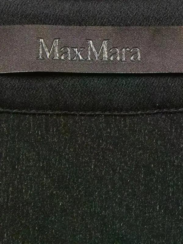 Max Mara Draped Satin Top