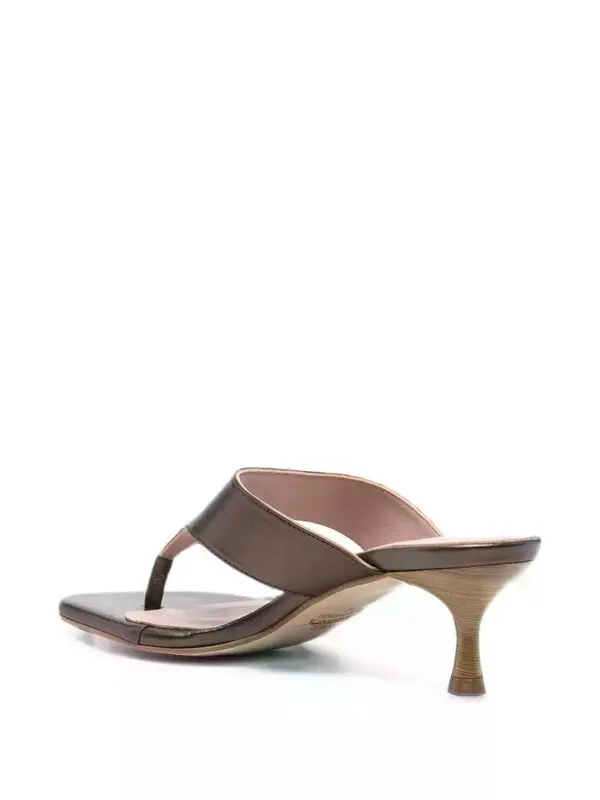 PEDRO MIRALLES Leather Heeled Sandals