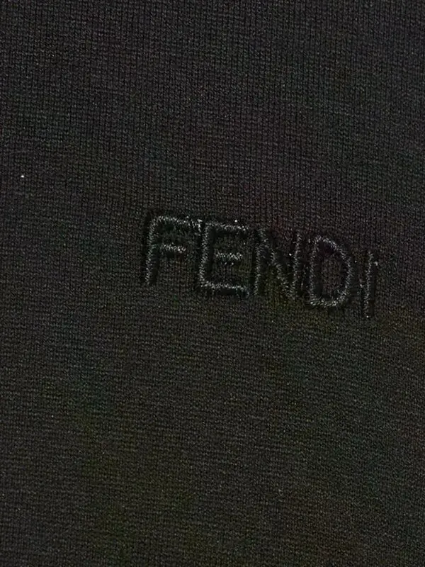 Fendi Embroidered Logo T-shirt
