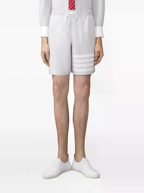 Thom Browne Cotton 4-bar Stripe Shorts