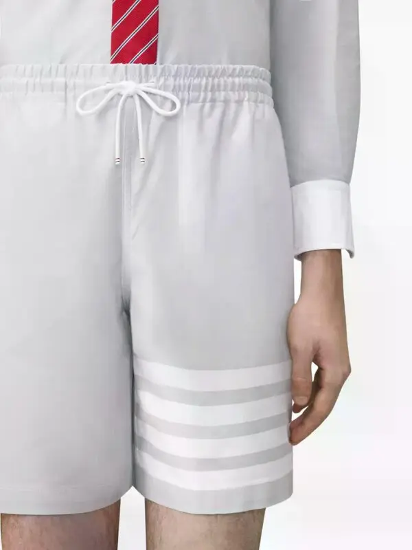 Thom Browne Cotton 4-bar Stripe Shorts