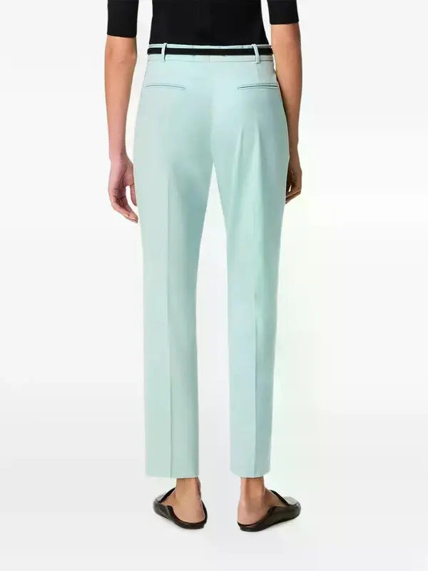 Another Tomorrow Peg Pleated Trousers