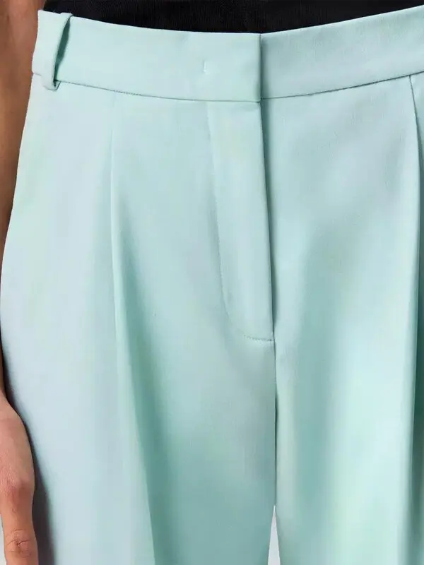 Another Tomorrow Peg Pleated Trousers