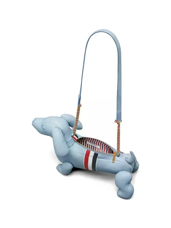 Thom Browne Mini Hector Leather Shoulder Bag