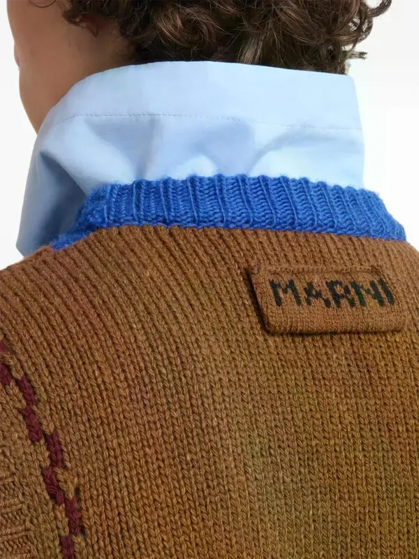 Marni Intarsia-knit Vest