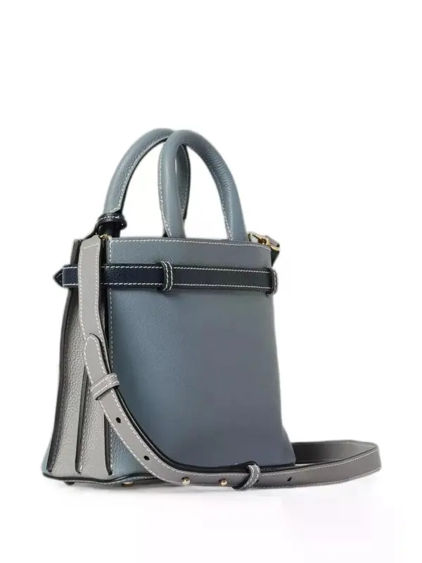 LANCEL Small Faubourg Grained Handbag - Blue