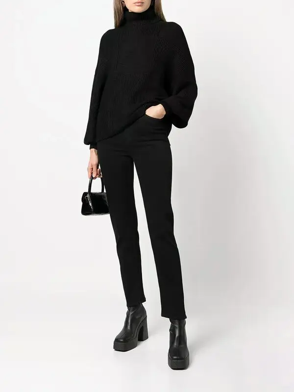 RE/DONE High-rise Straight-leg Jeans