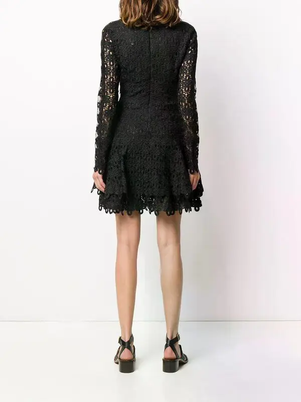 Simkhai Lace Embroidered Mini Dress