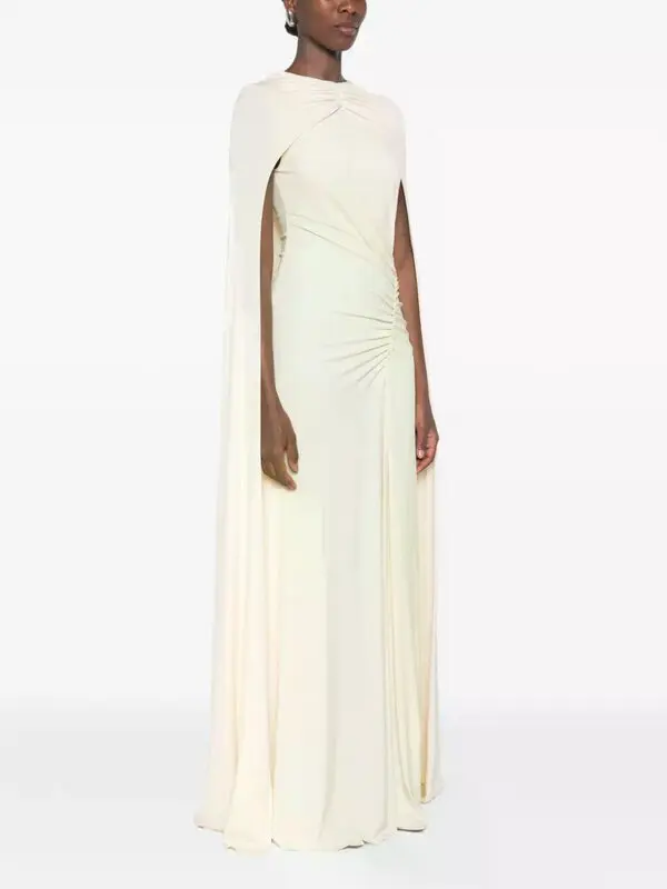 Simkhai Beige Ruffled Detail Maxi Dress