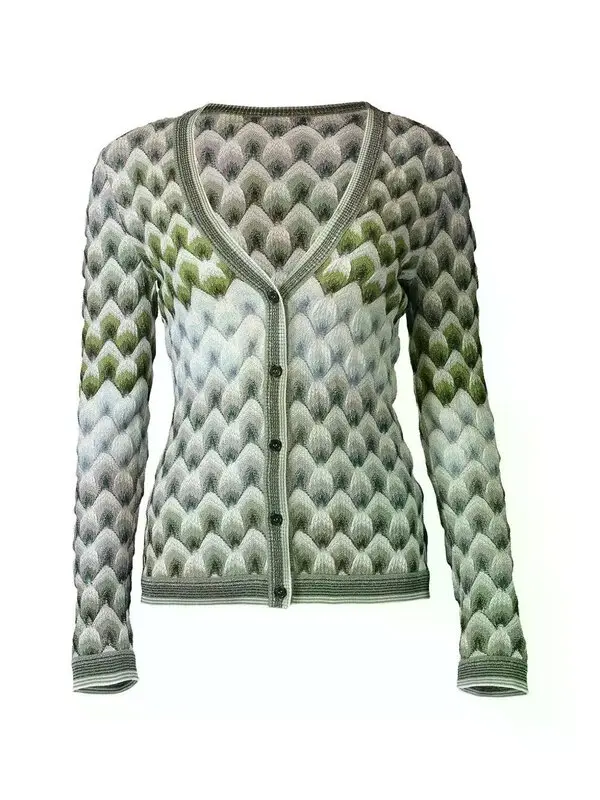 Missoni Geometric Pattern V-neck Cardigan